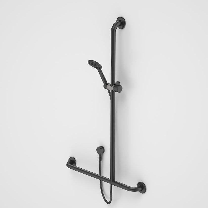 Caroma Care Support Shower Set With T Rail – Turlands Plumbing
