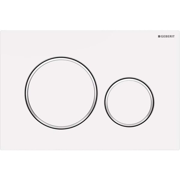 Round Matte White Flush Plate – Turlands Plumbing